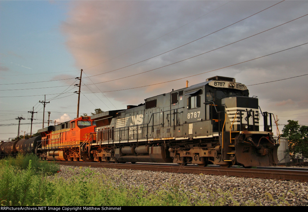 Sun Setting In Granite City